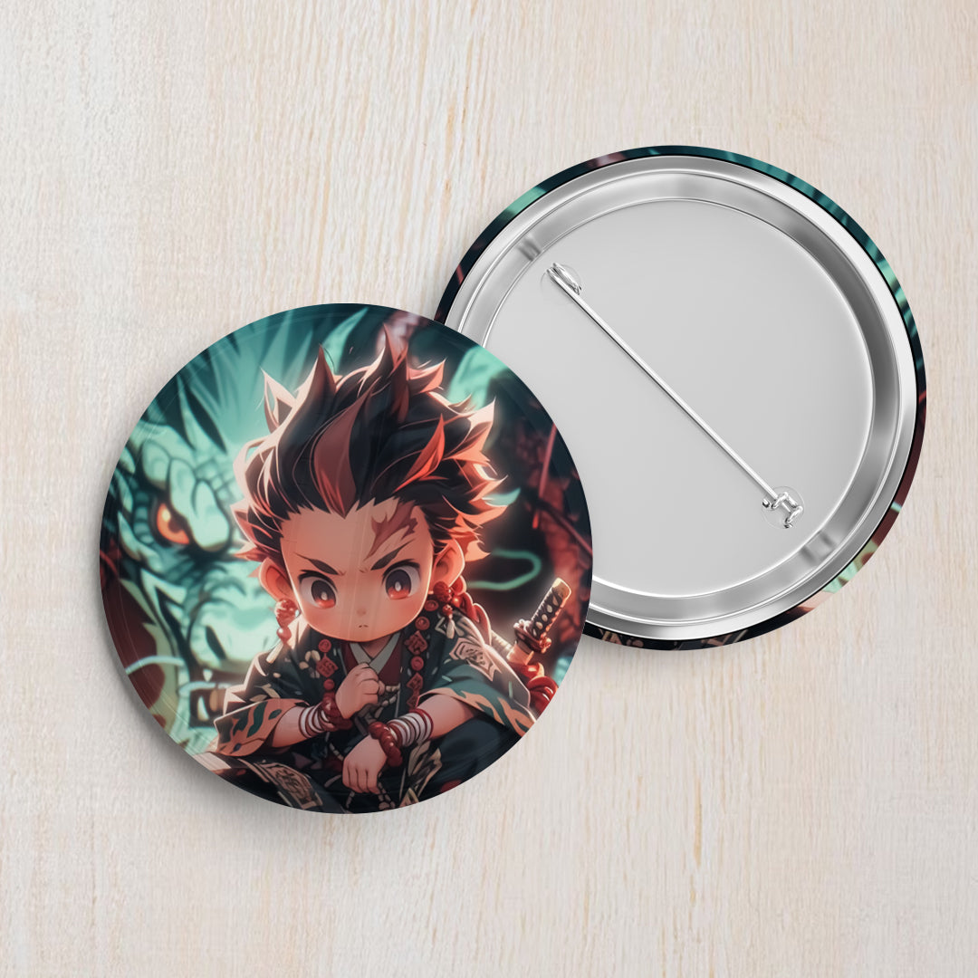 Fan Art Demon Slayer Pin Badges – Dope Street