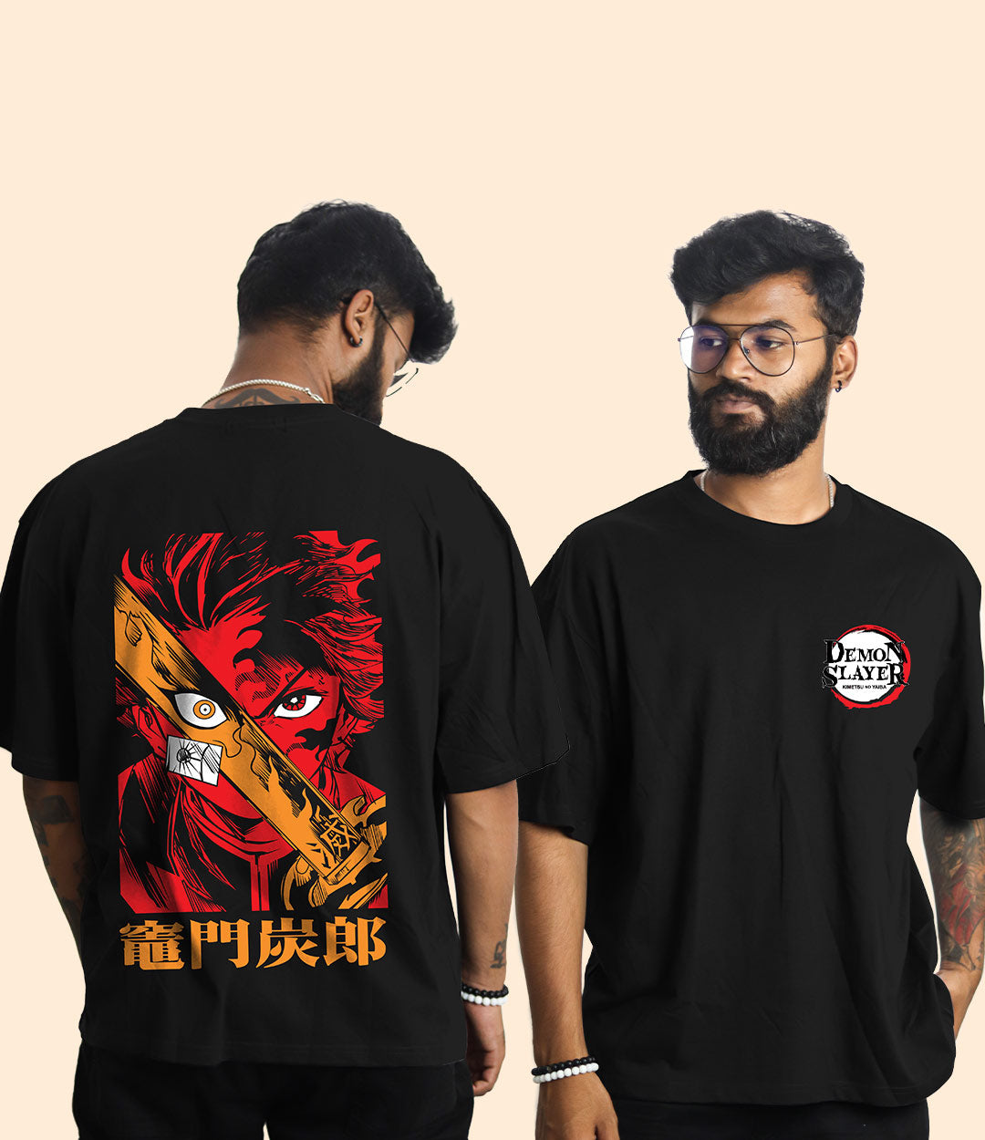 Tanjiro Kamado Demon Slayer Oversized Tshirt – Dope Street