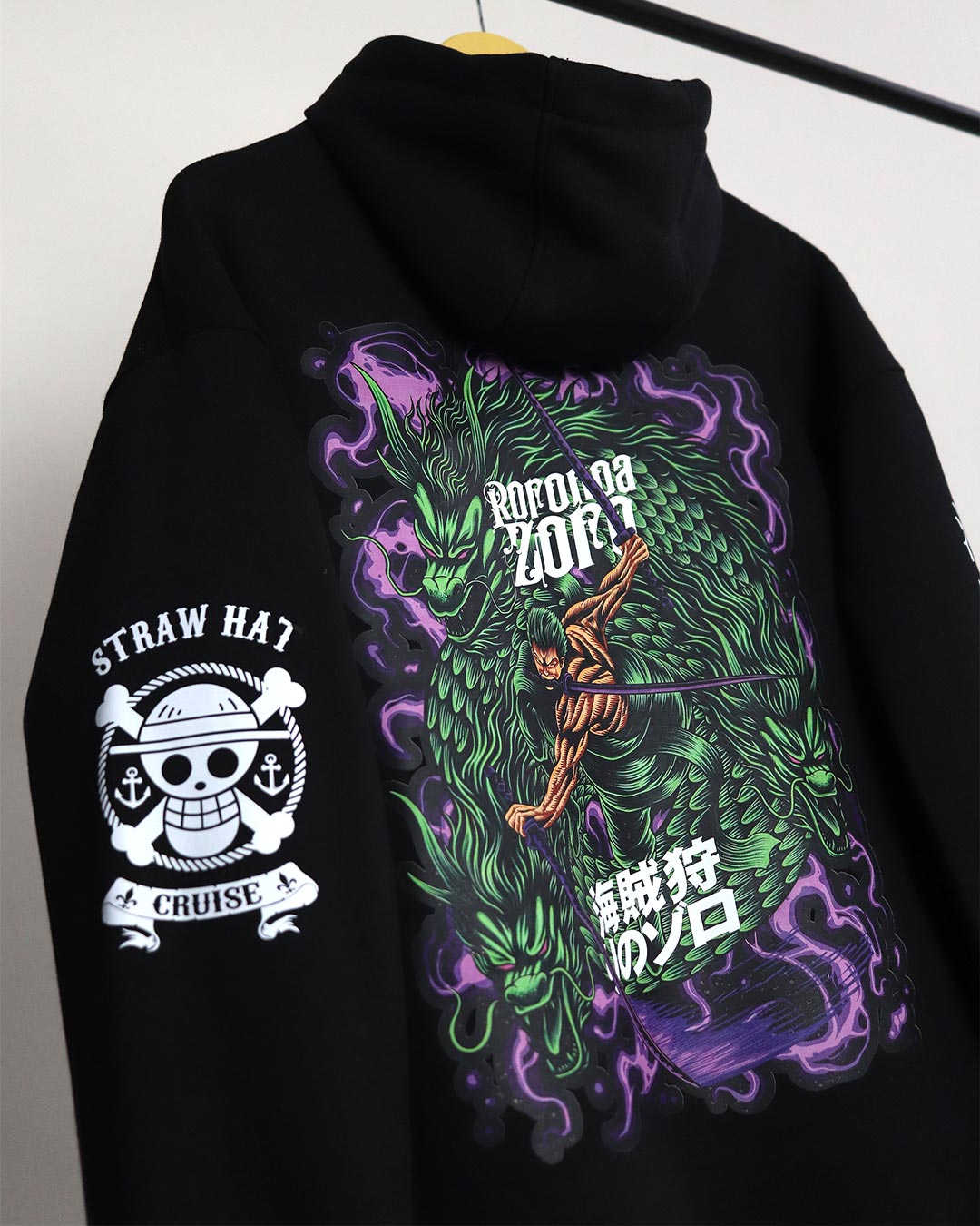 Zoro Onepiece Oversized Hoodie – Dope Street