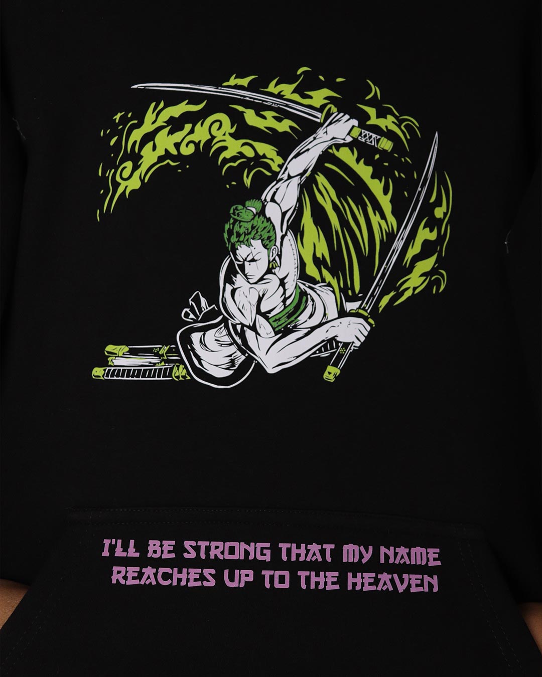 Zoro Onepiece Oversized Hoodie – Dope Street